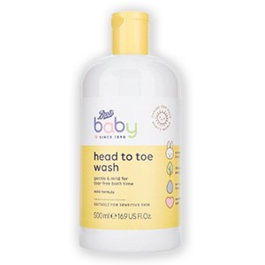Boots Baby Head To Toe Wash - 500ml